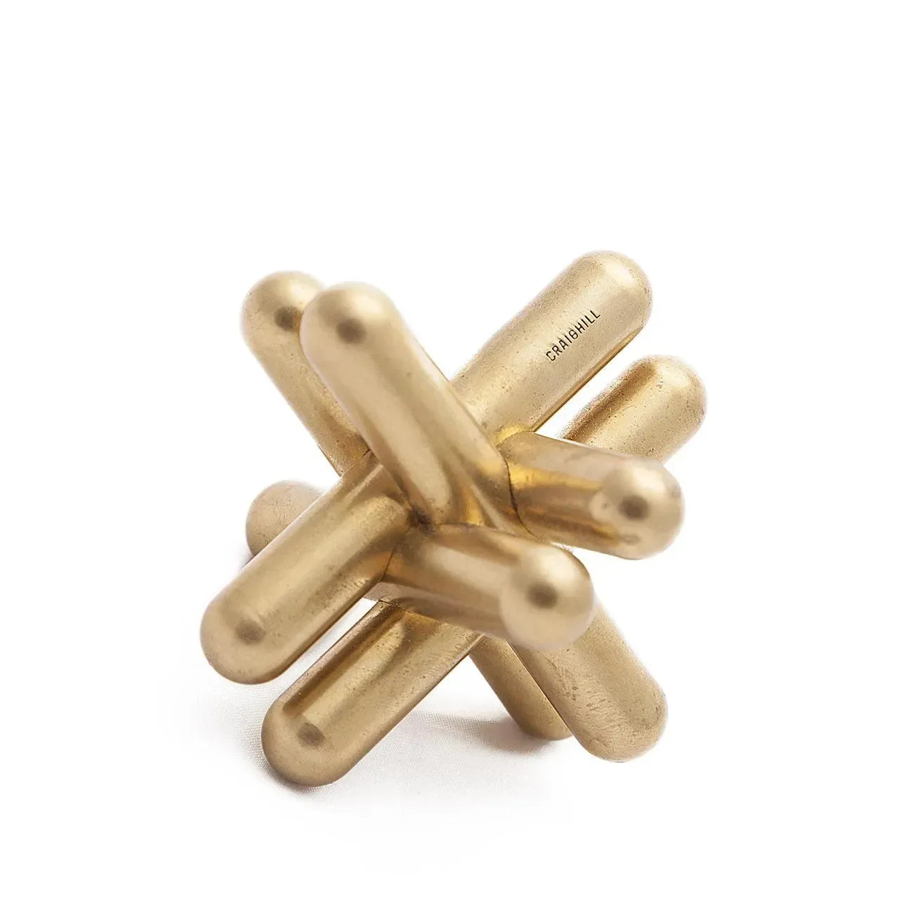 Jack Puzzle - Solid Brass