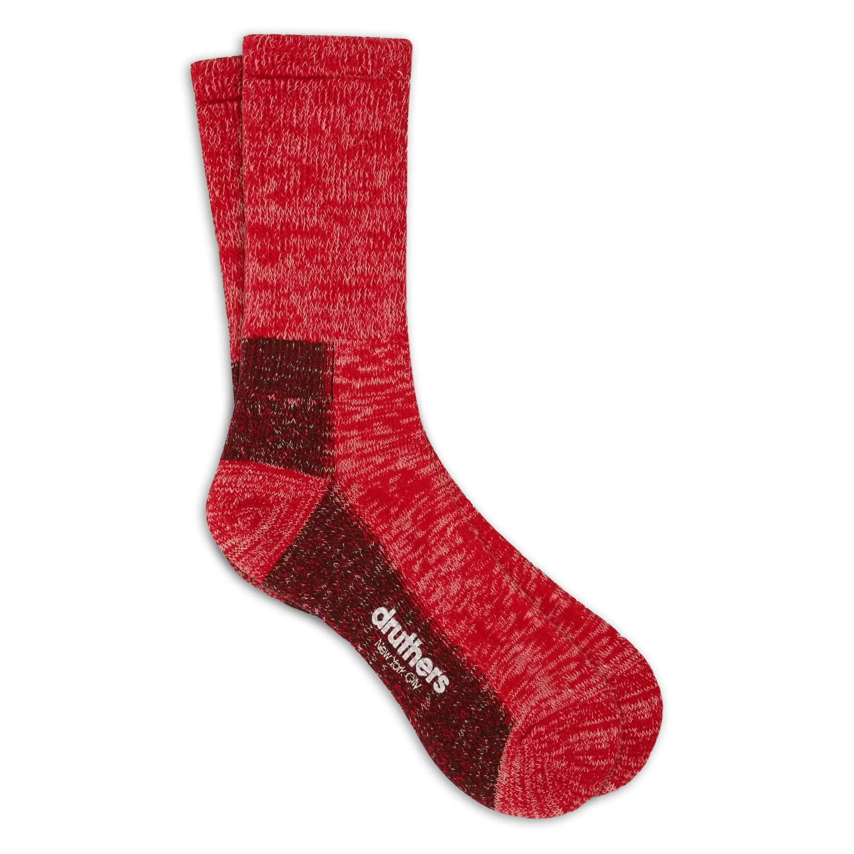 Organic Cotton Defender Socks - Red